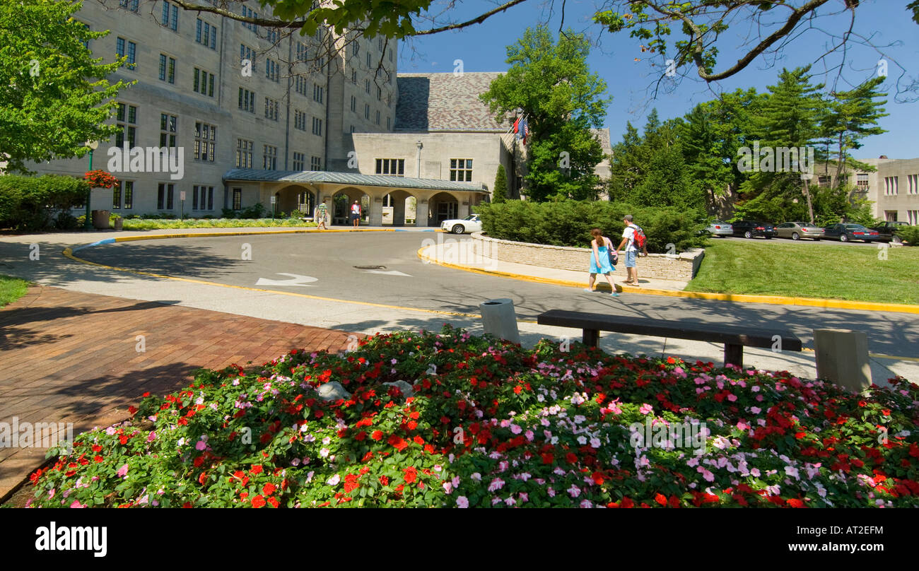 Memorial Union Building on the campus of Indiana University Bloomington ...