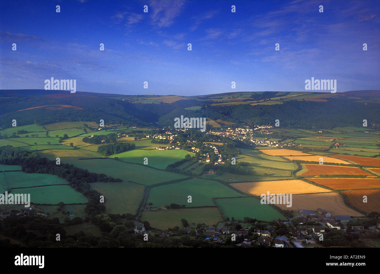 Porlock Exmoor Somerset UK Stock Photo - Alamy