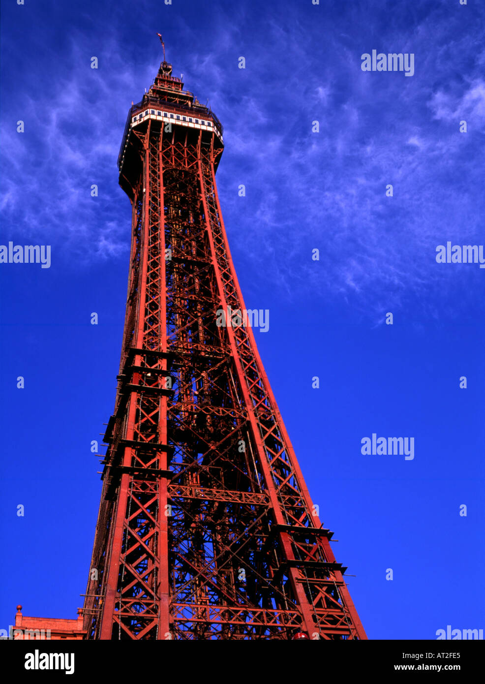 Blackpool tower construction hi-res stock photography and images - Alamy