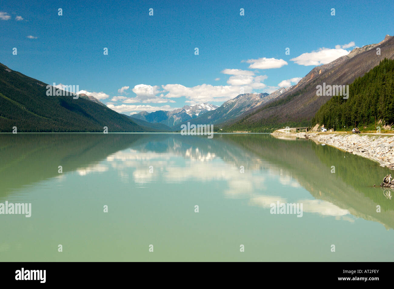 Reflections in Moose Lake, Mount Robson Provincial Park, British ...