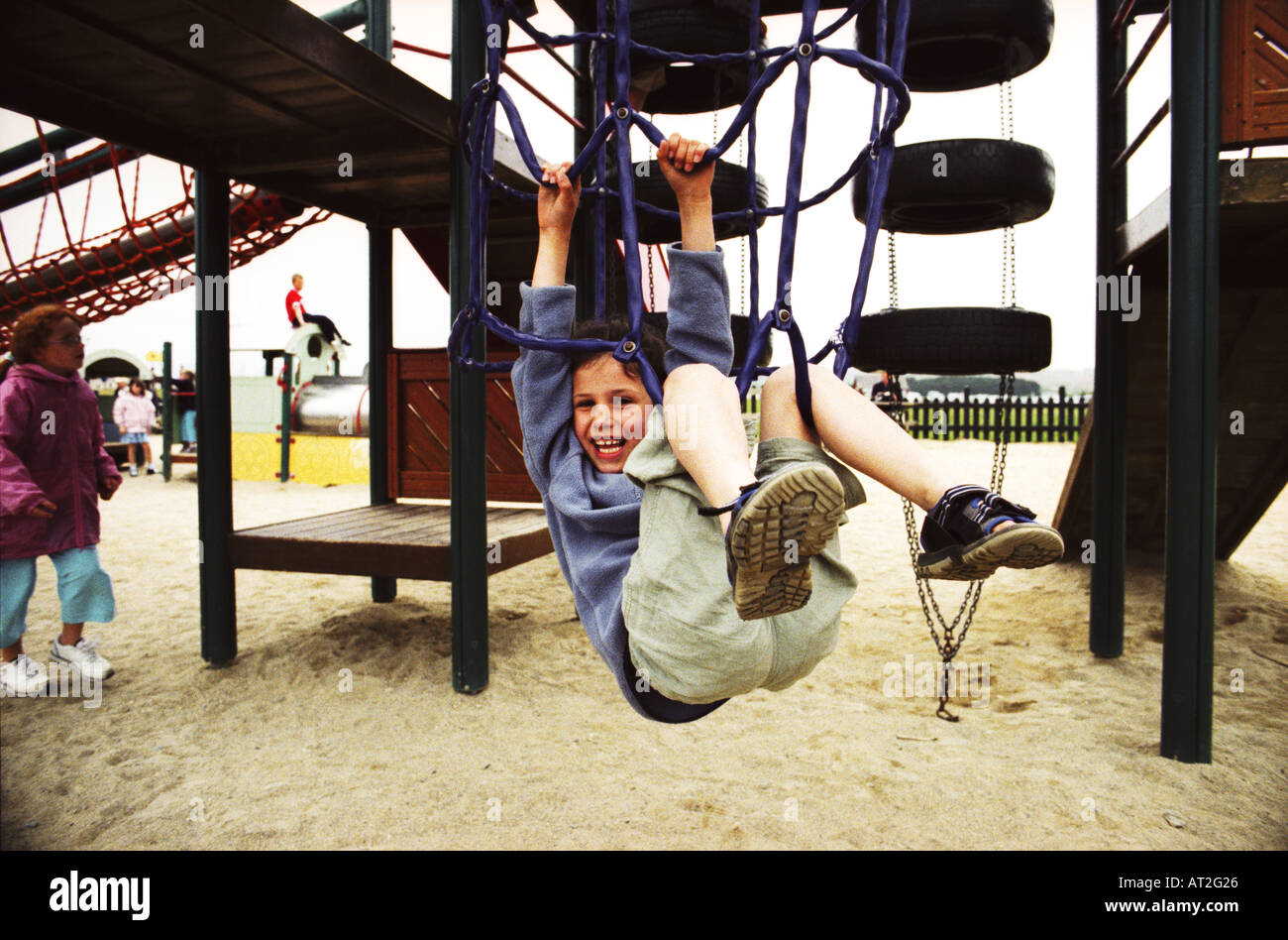 School climbing frame hi-res stock photography and images - Alamy