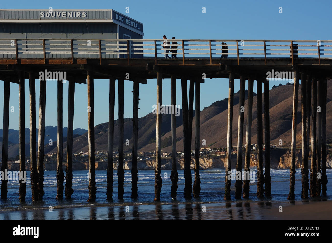 Pismo Beach Pier Stock Photo - Alamy