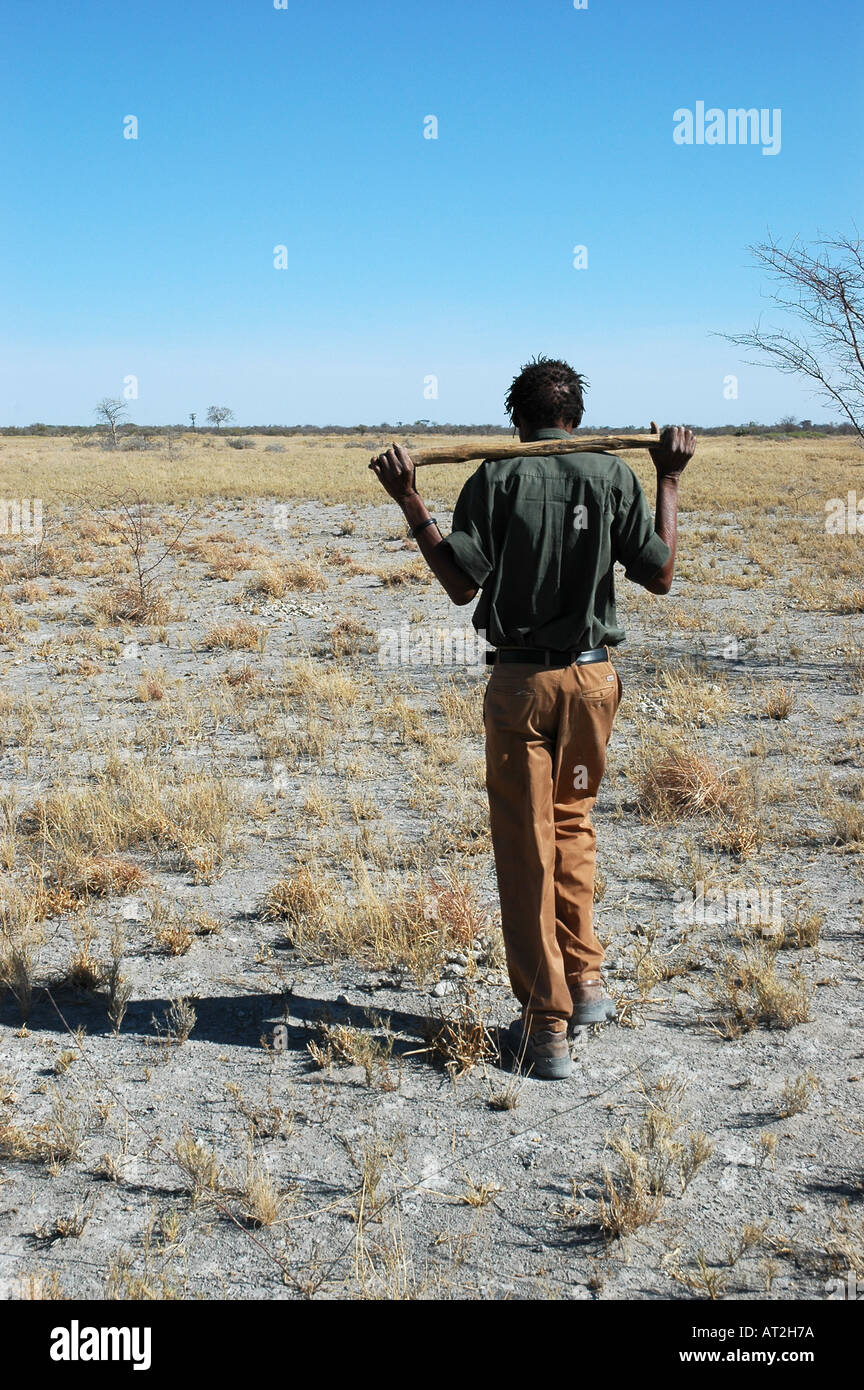 Kalahari desert san tribesman hi-res stock photography and images - Alamy