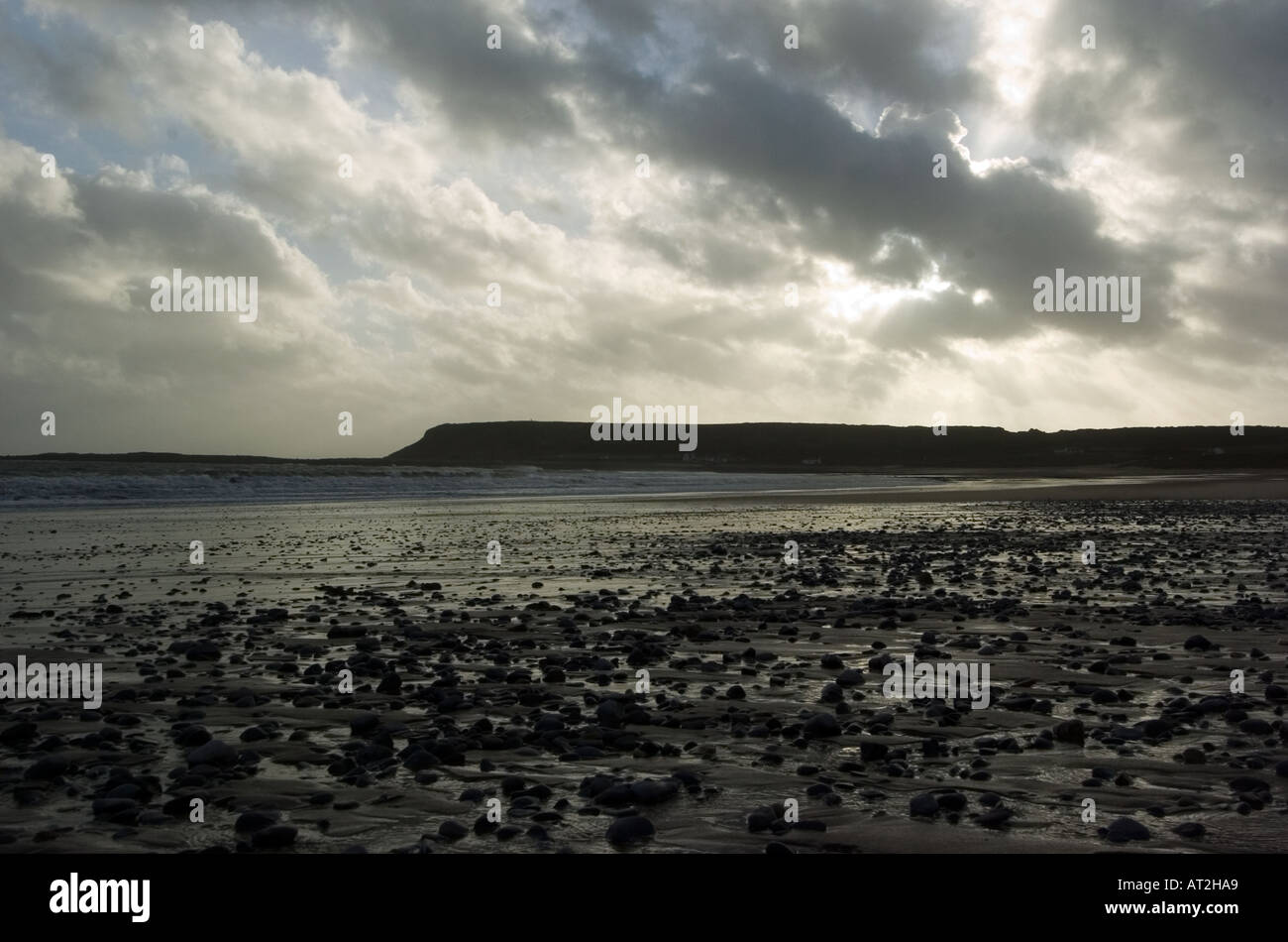 Port Eynon beach on the Gower Peninsular, South Wales, UK Stock Photo ...