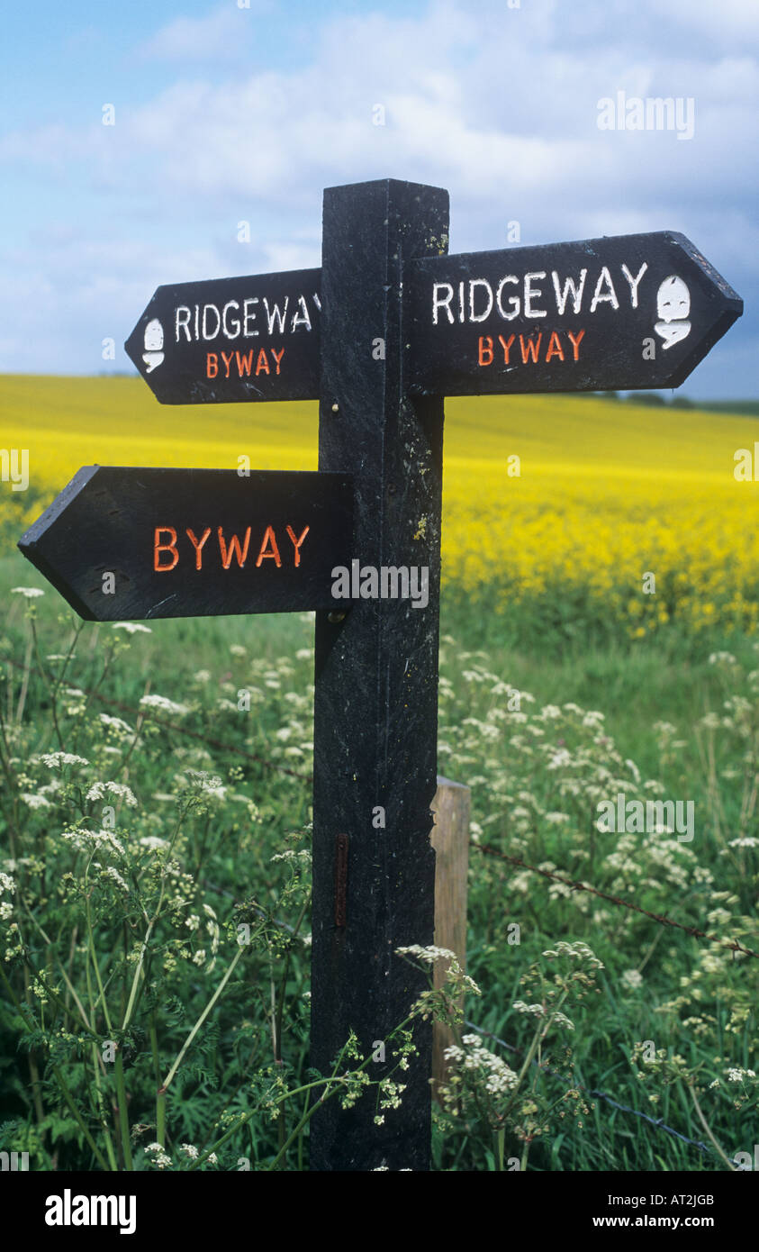 Ridgeway signpost hi-res stock photography and images - Alamy