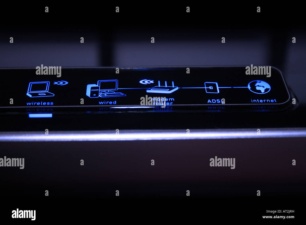 close up of internet hub Stock Photo - Alamy