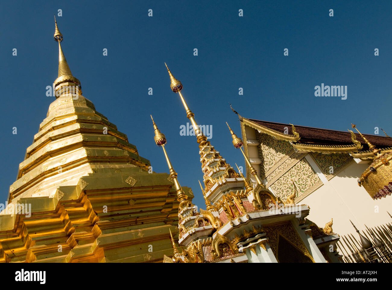 Wat Chomphu Chiang Mai northern Thailand Stock Photo - Alamy