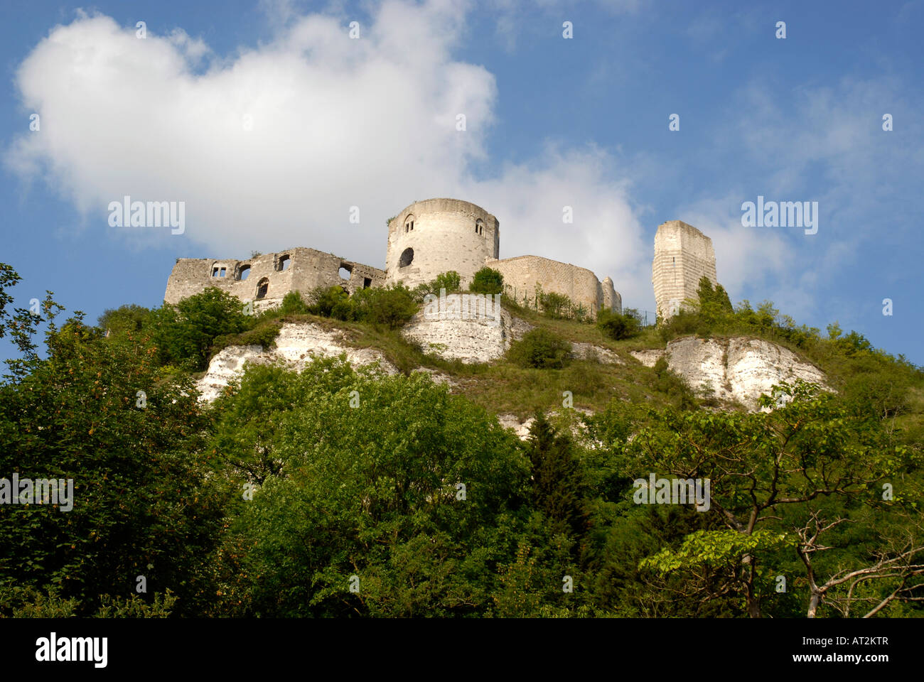 Chateau Gaillard castle at Les Andelys,Normandy, France The Stronghold ...