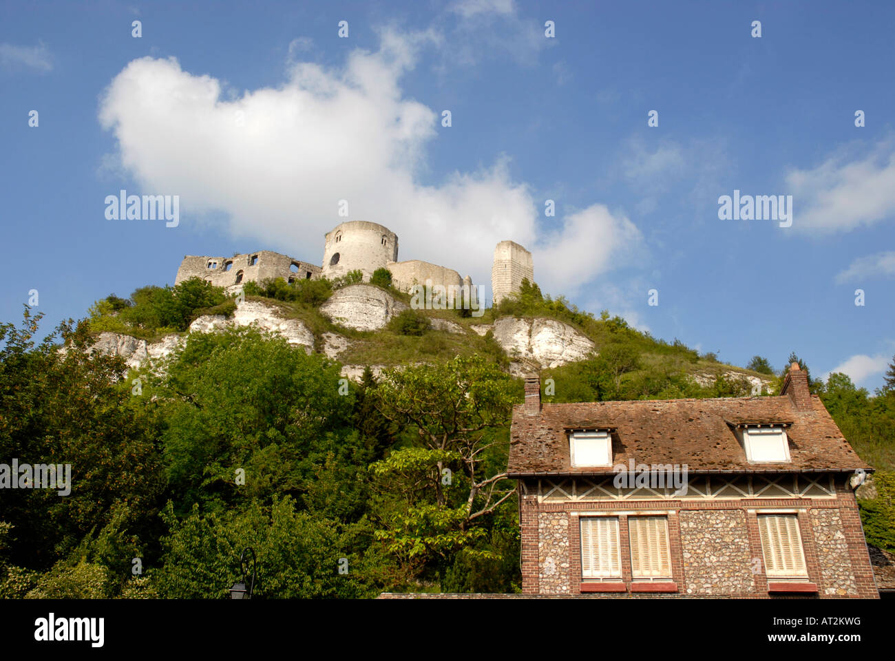 Chateau Gaillard castle at Les Andelys,Normandy, France The Stronghold ...