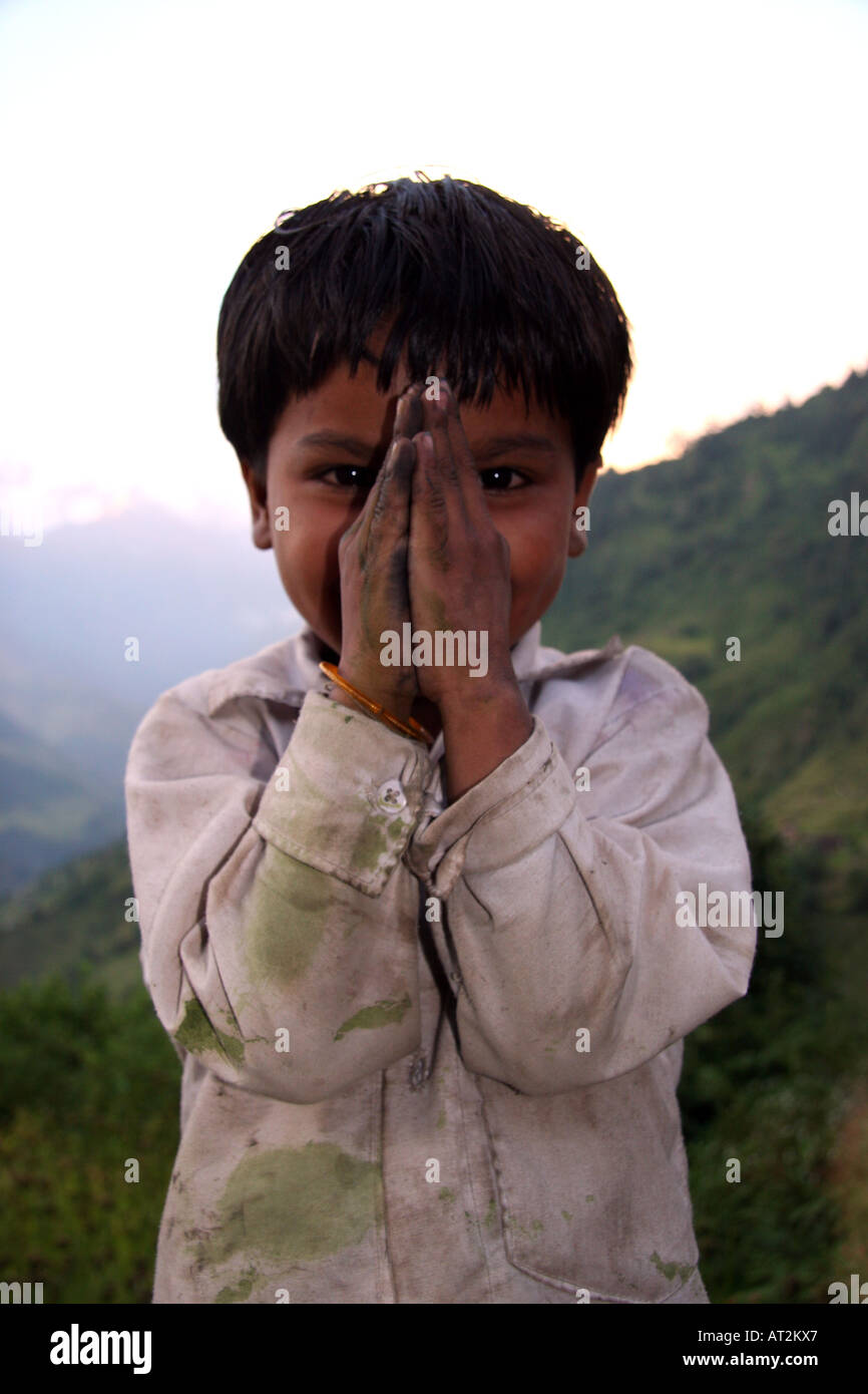 Namaste greeting nepalese hi-res stock photography and images - Alamy