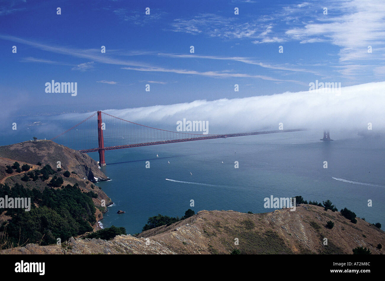 Aerial golden gate bridge mountains hi-res stock photography and images ...