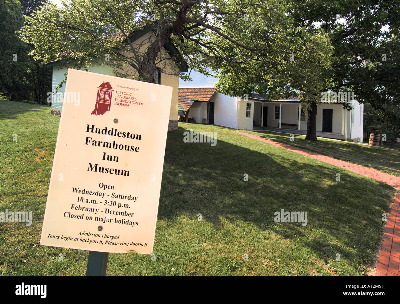 Huddleston Farmhouse Inn Museum Stock Photo - Alamy