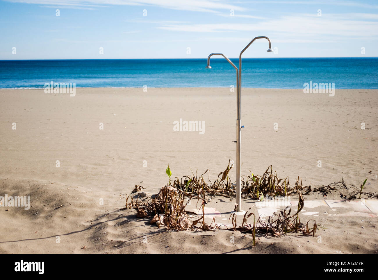 A beach shower Stock Photo - Alamy