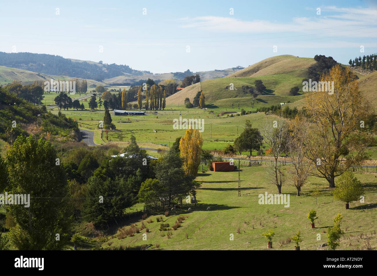 Countryside near Bay View near Napier Hawkes Bay North Island New ...