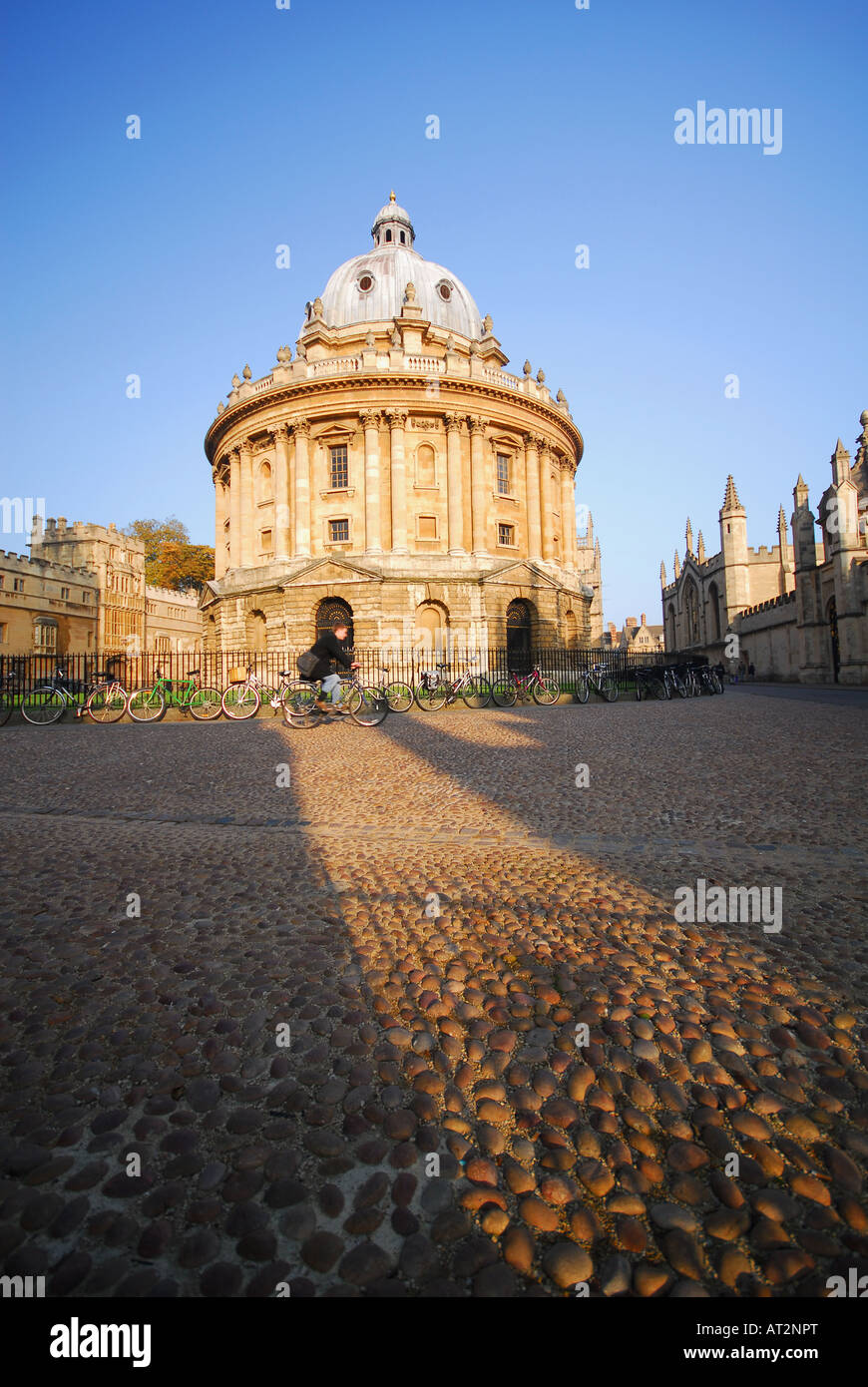 Oxford University, UK. The Radcliffe Camera (the reading room of the ...