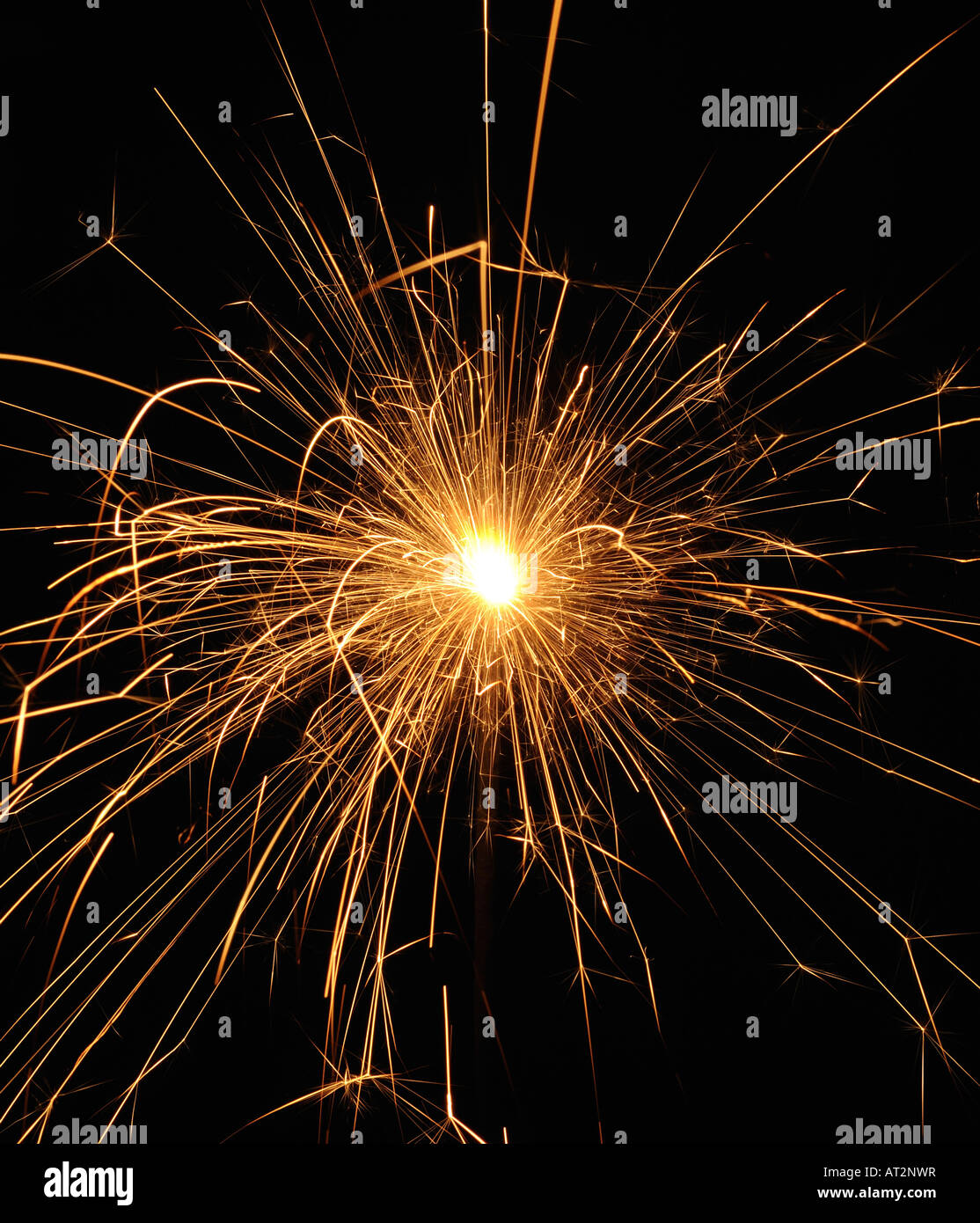 Sparks Against a Black Background Stock Photo - Alamy