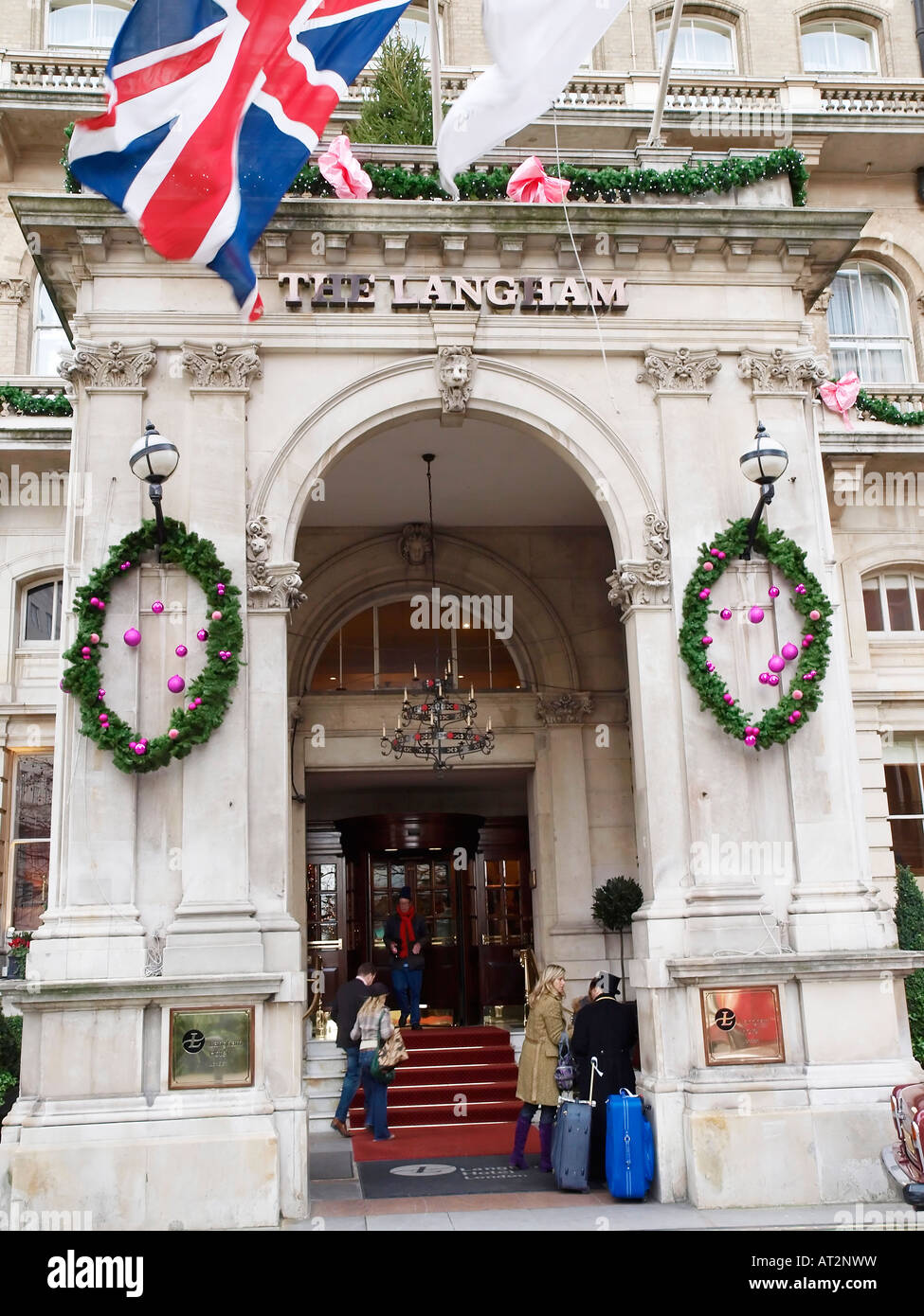 Langham Hotel Portland Place London W1 England Stock Photo - Alamy