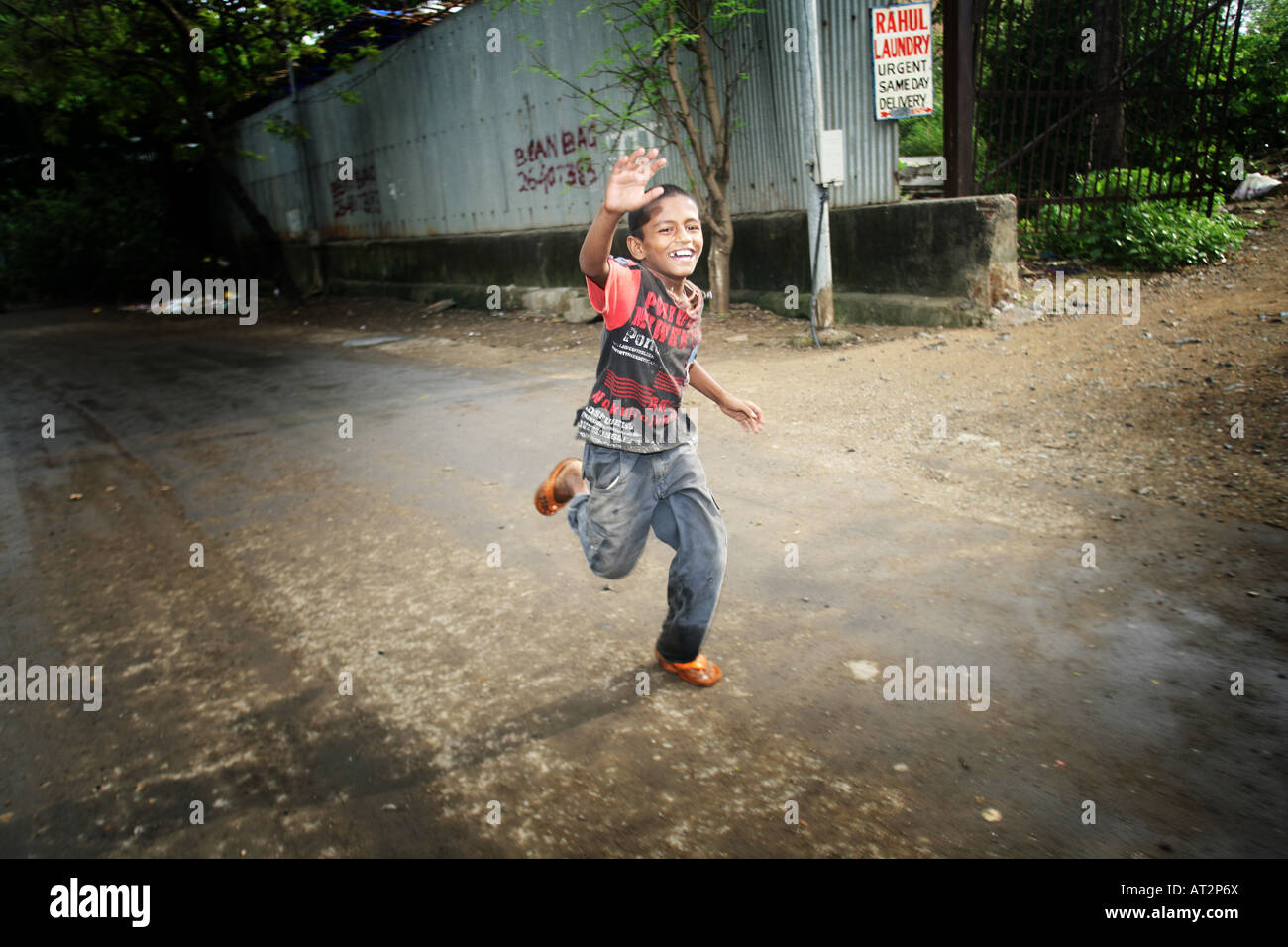 Indian school kids running hi-res stock photography and images - Alamy