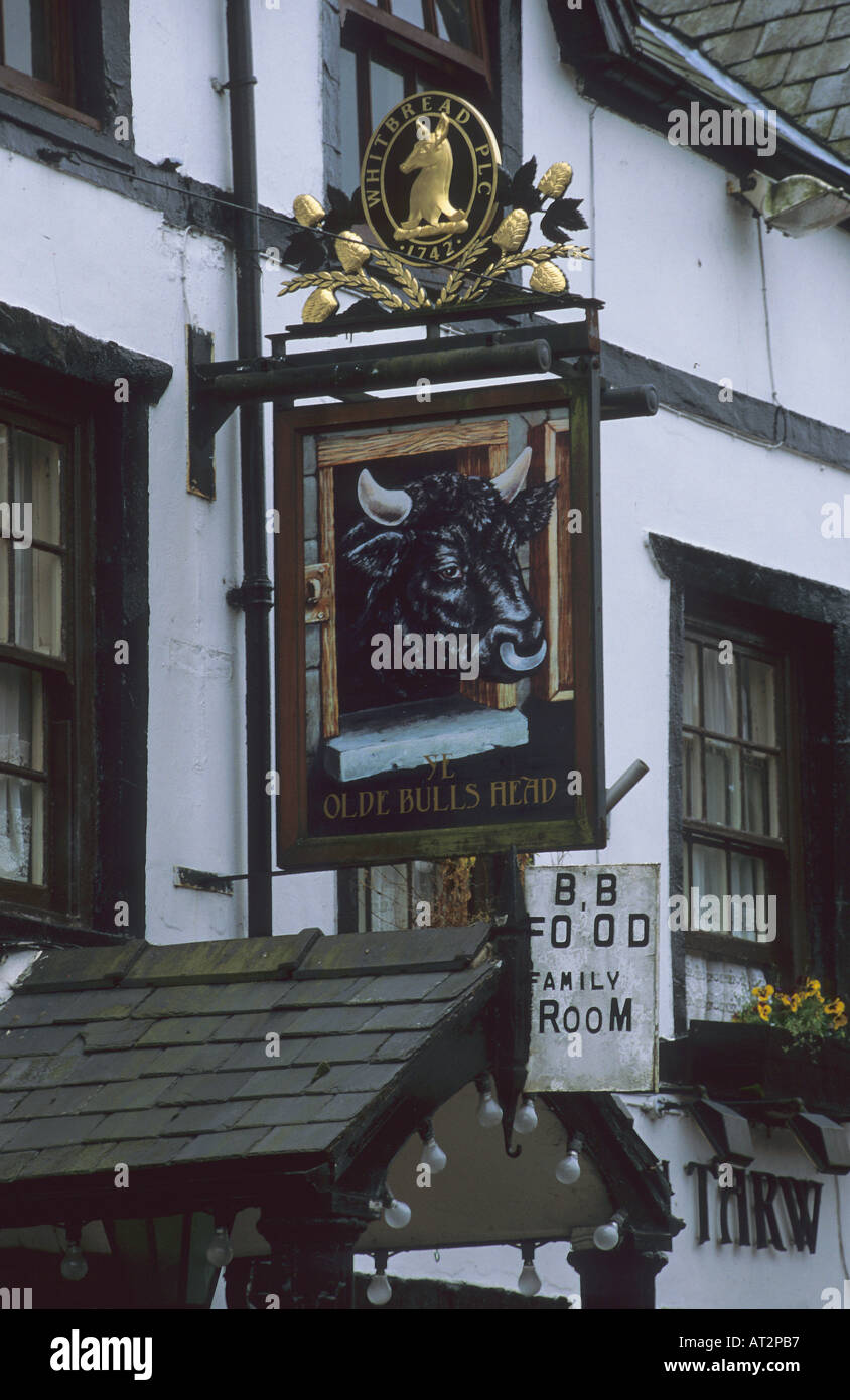 Olde Bulls Head Pub Bala Wales United Kingdom Stock Photo - Alamy