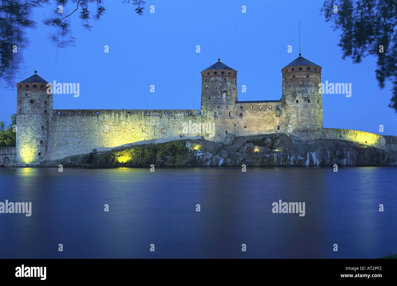 Castle of Olanvinna Savolinna Finland Stock Photo - Alamy
