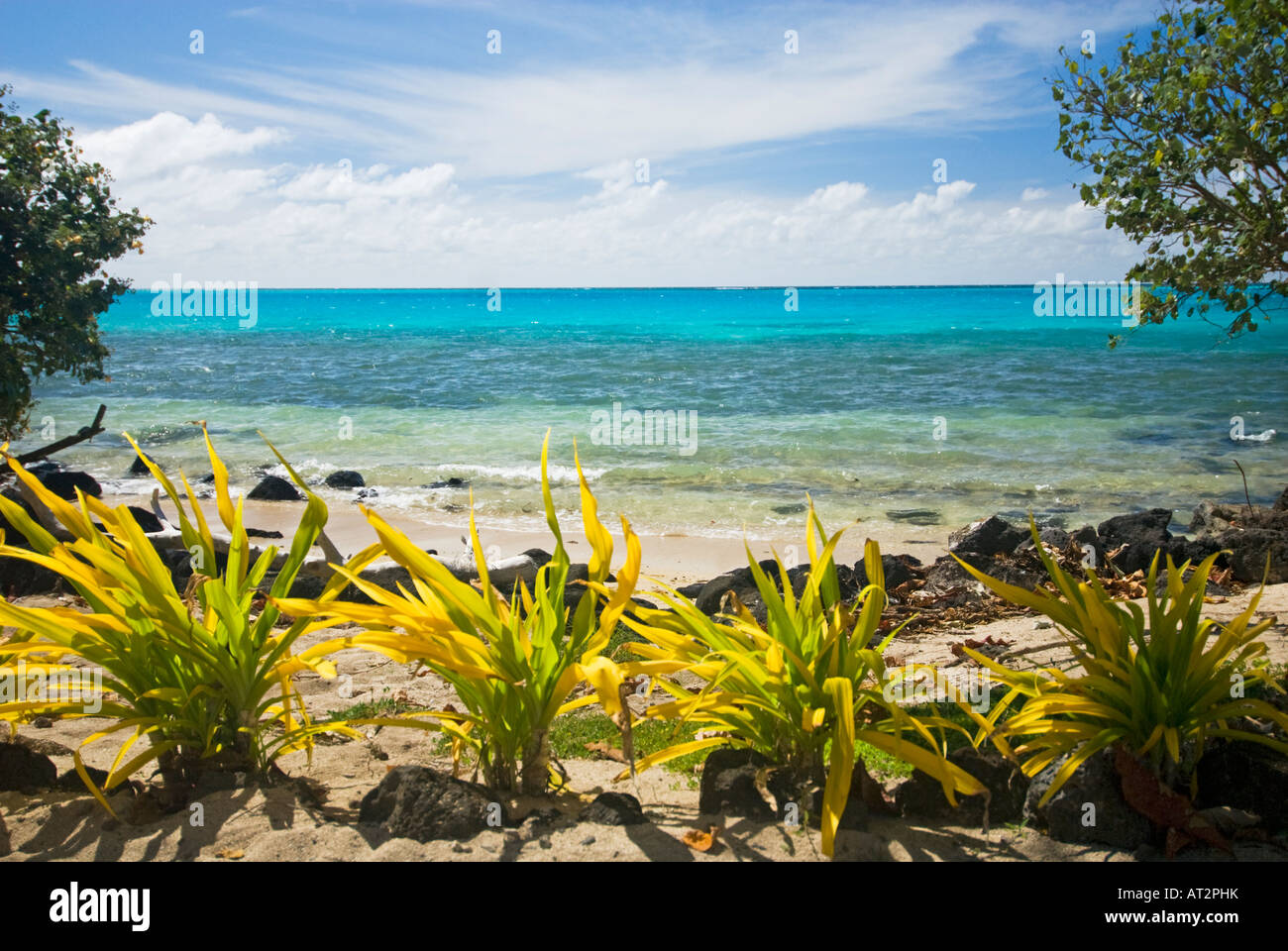 SAMOA Islands UPOLU Polynesia Serene Manono Island with no vehicles or ...