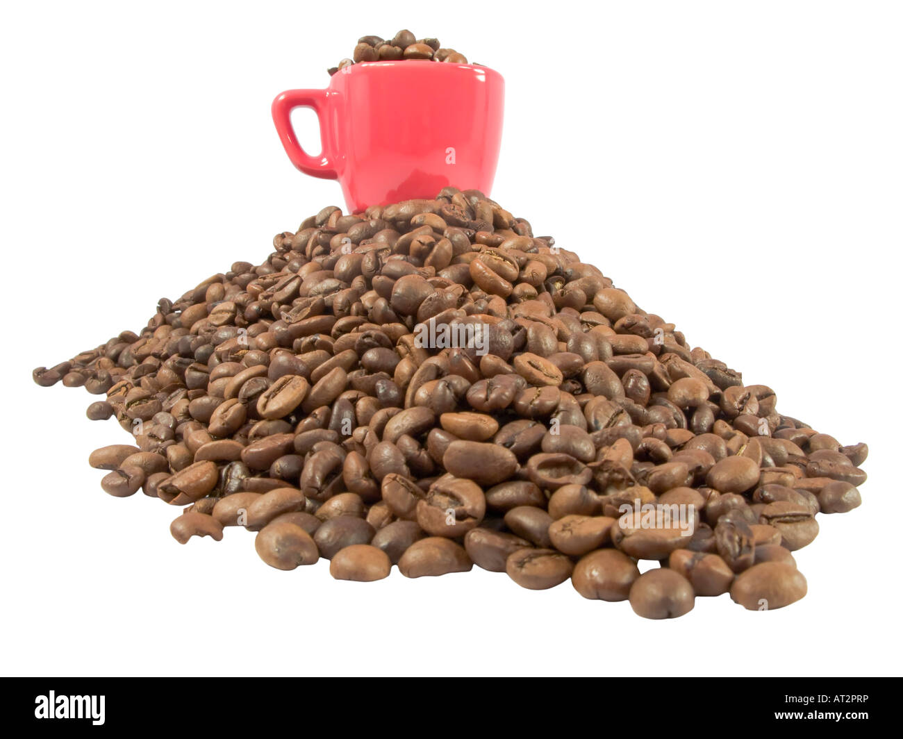 Cup spilled coffee on Cut Out Stock Images & Pictures - Alamy