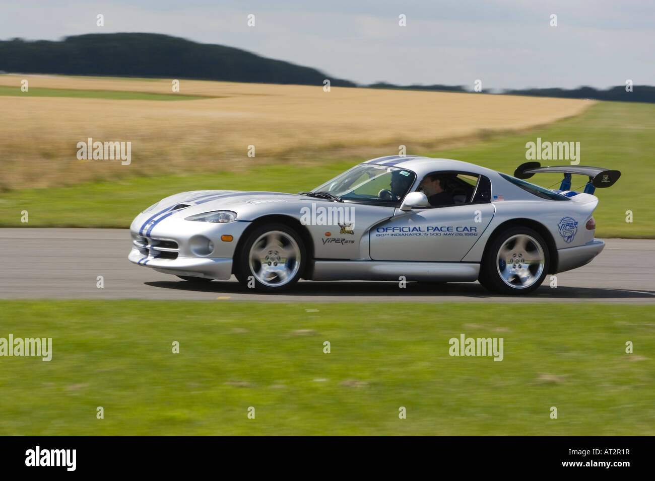 A dodge viper on the track Stock Photo - Alamy
