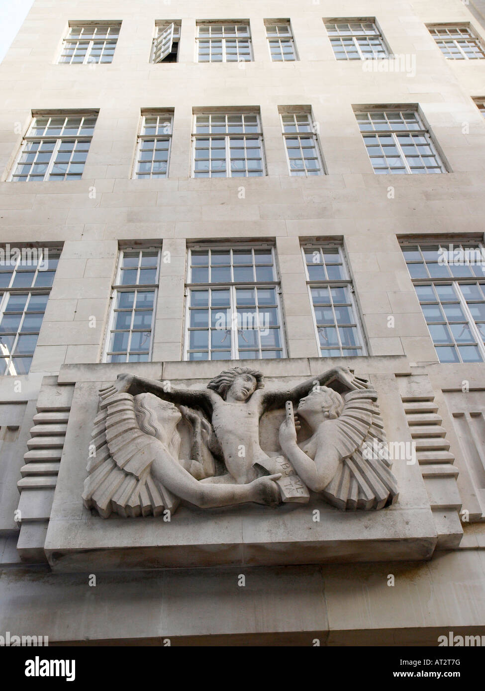 Eric gill statue bbc hi-res stock photography and images - Alamy