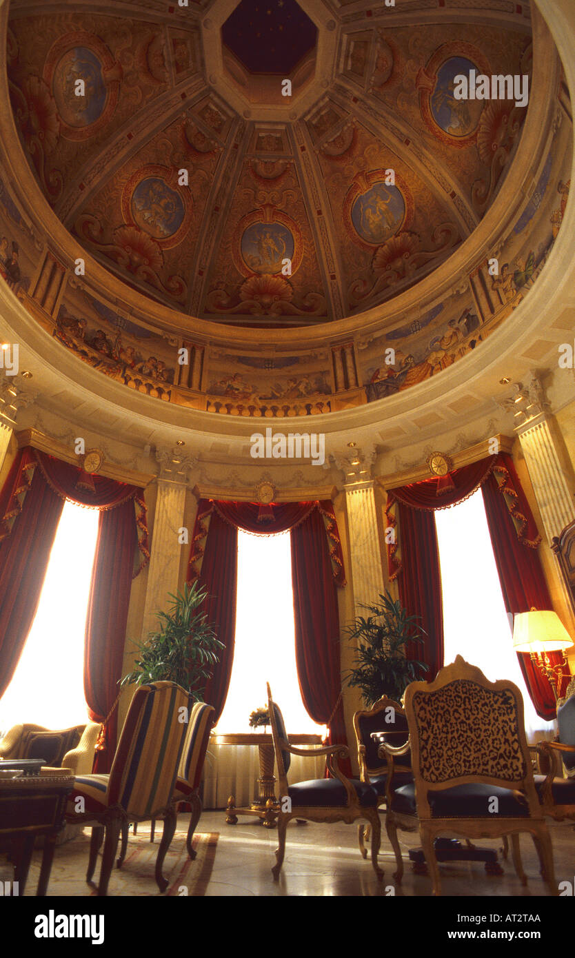 Hall Villa Coppola Hotel excelsior Rome Italy Stock Photo - Alamy