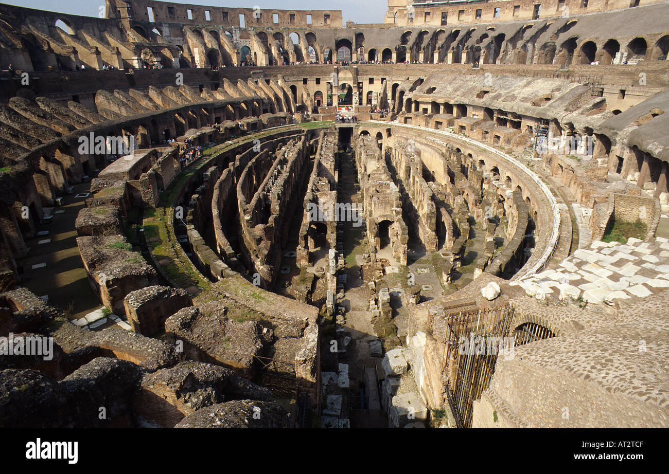 Colosseum underground tunnels rome hi-res stock photography and images ...