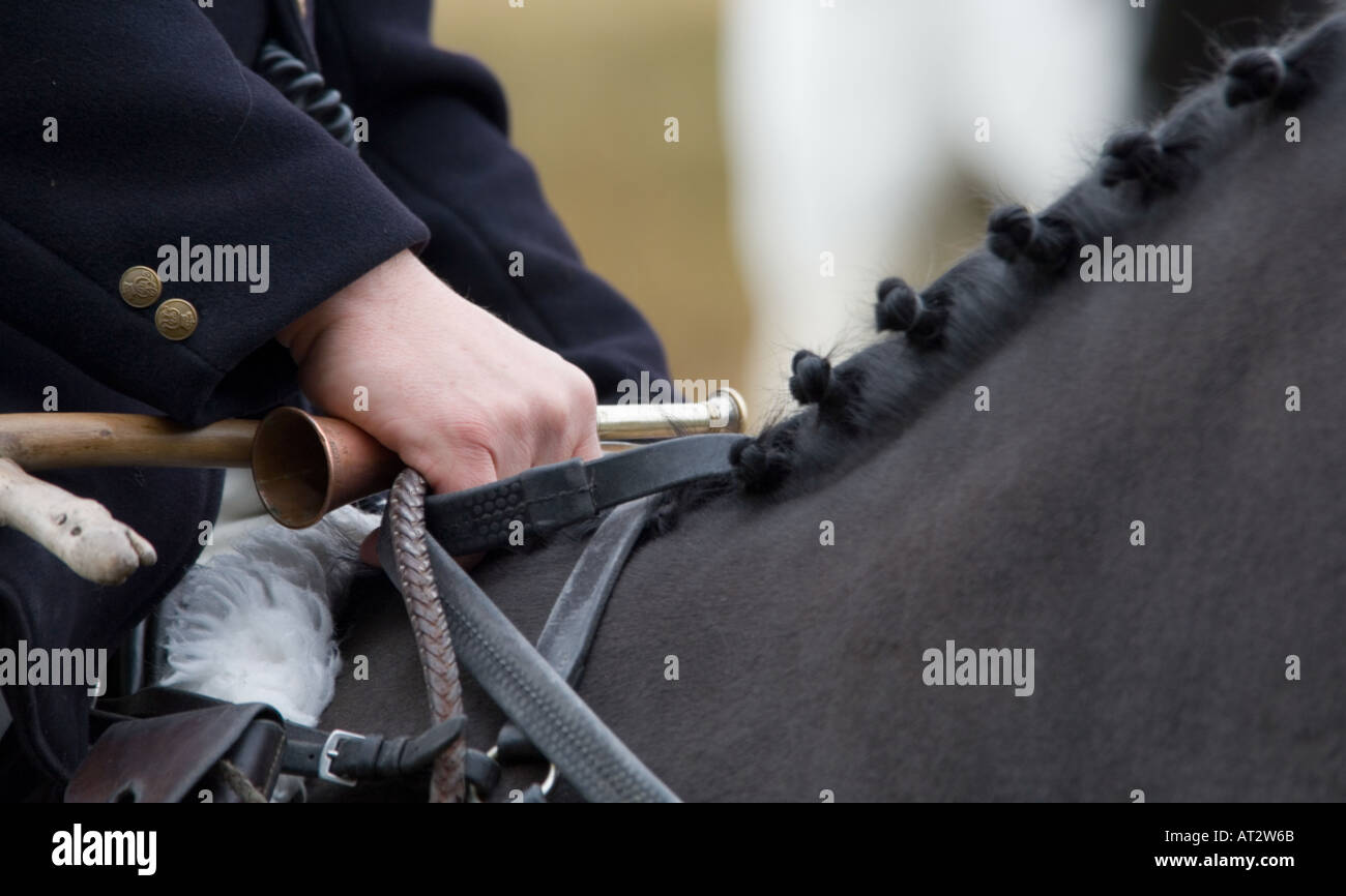 Fox hunting, huntsman Stock Photo - Alamy