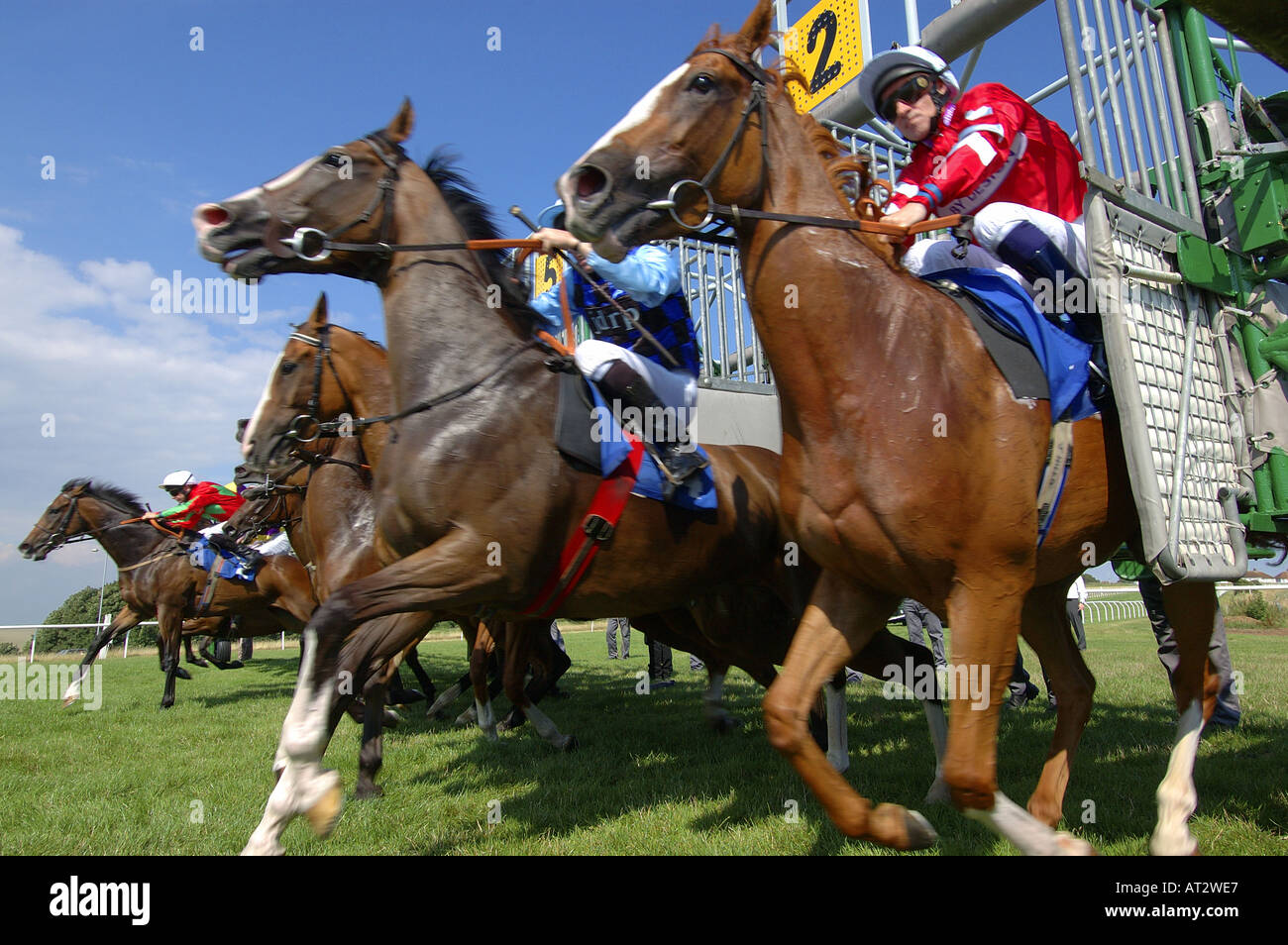 Horse racing start hi-res stock photography and images - Alamy