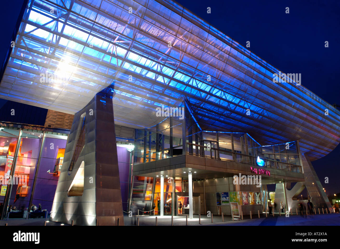 The Lowry Arts and Entertainment Centre in Manchester, England, UK ...