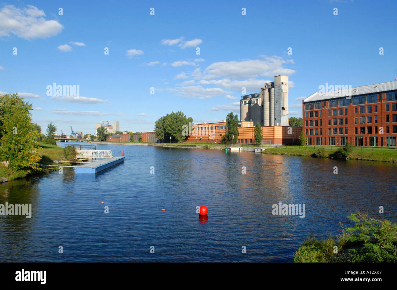 Canal Lachine Montreal Quebec Stock Photo - Alamy