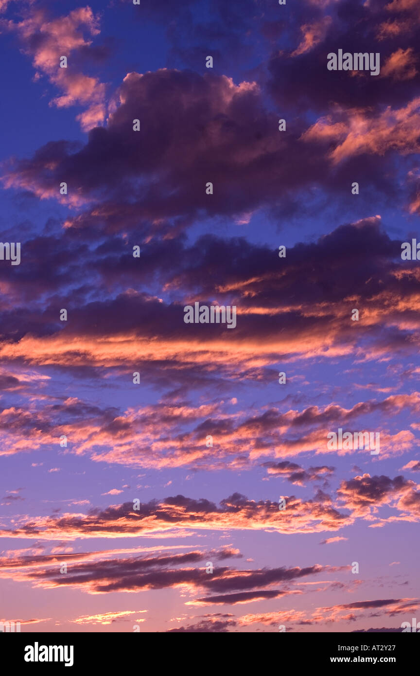 Dark Stormy Clouds In Sky At Sunset Sunrist Background Layer Stock ...