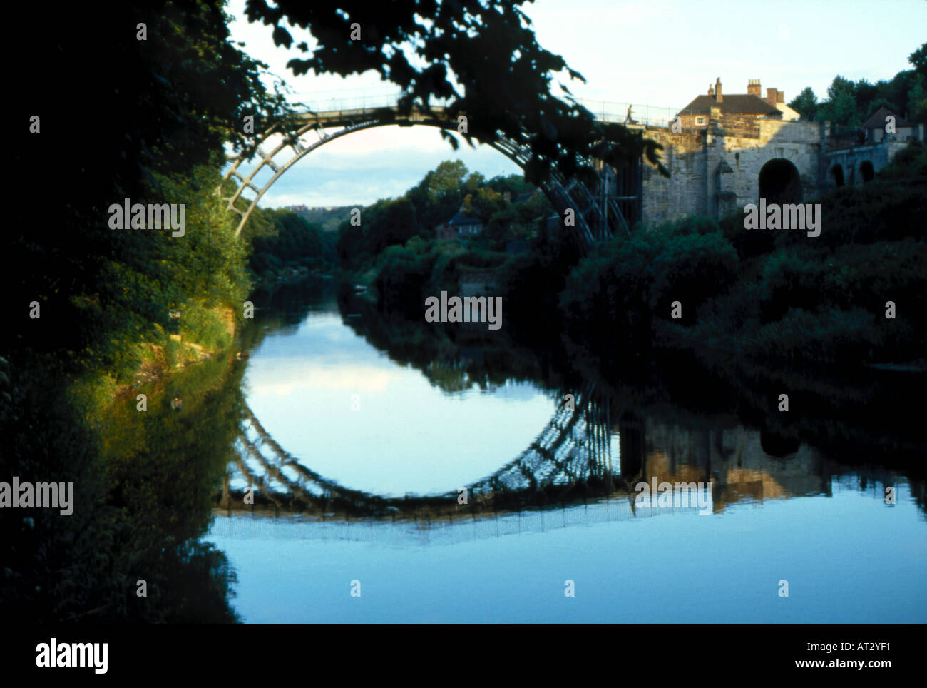 Iron Bridge Telford Stock Photo - Alamy