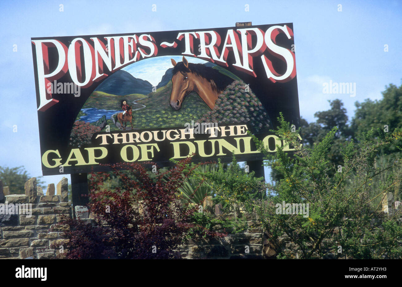 Painted Sign for popular pony rides and pony and trap excursions ...