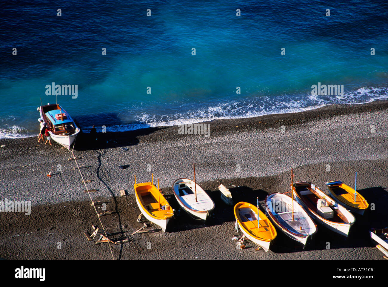 Amalfi positano fish hi-res stock photography and images - Alamy
