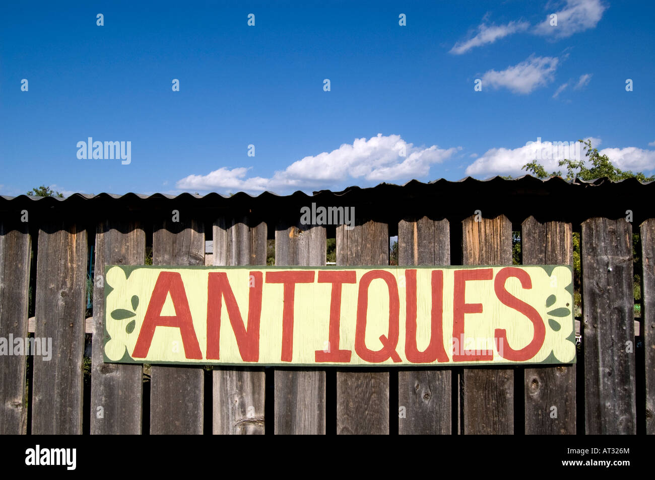 Hand painted sign on a side of a building in Fort Davis, West Texas ...
