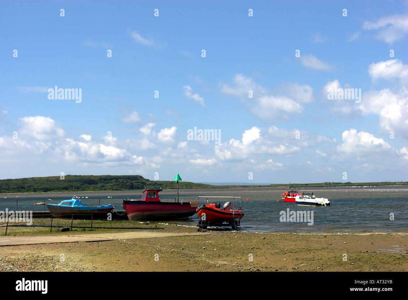 Entrance to Christchurch Bay, Dorset, England Stock Photo - Alamy