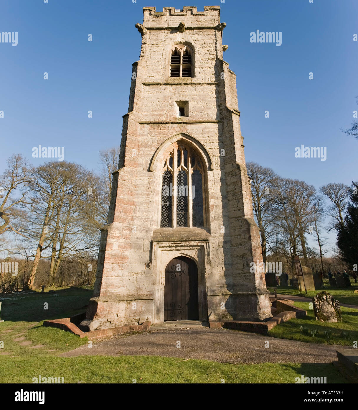 The parish church on the Baddesley Clinton estate Warwickshire View ...