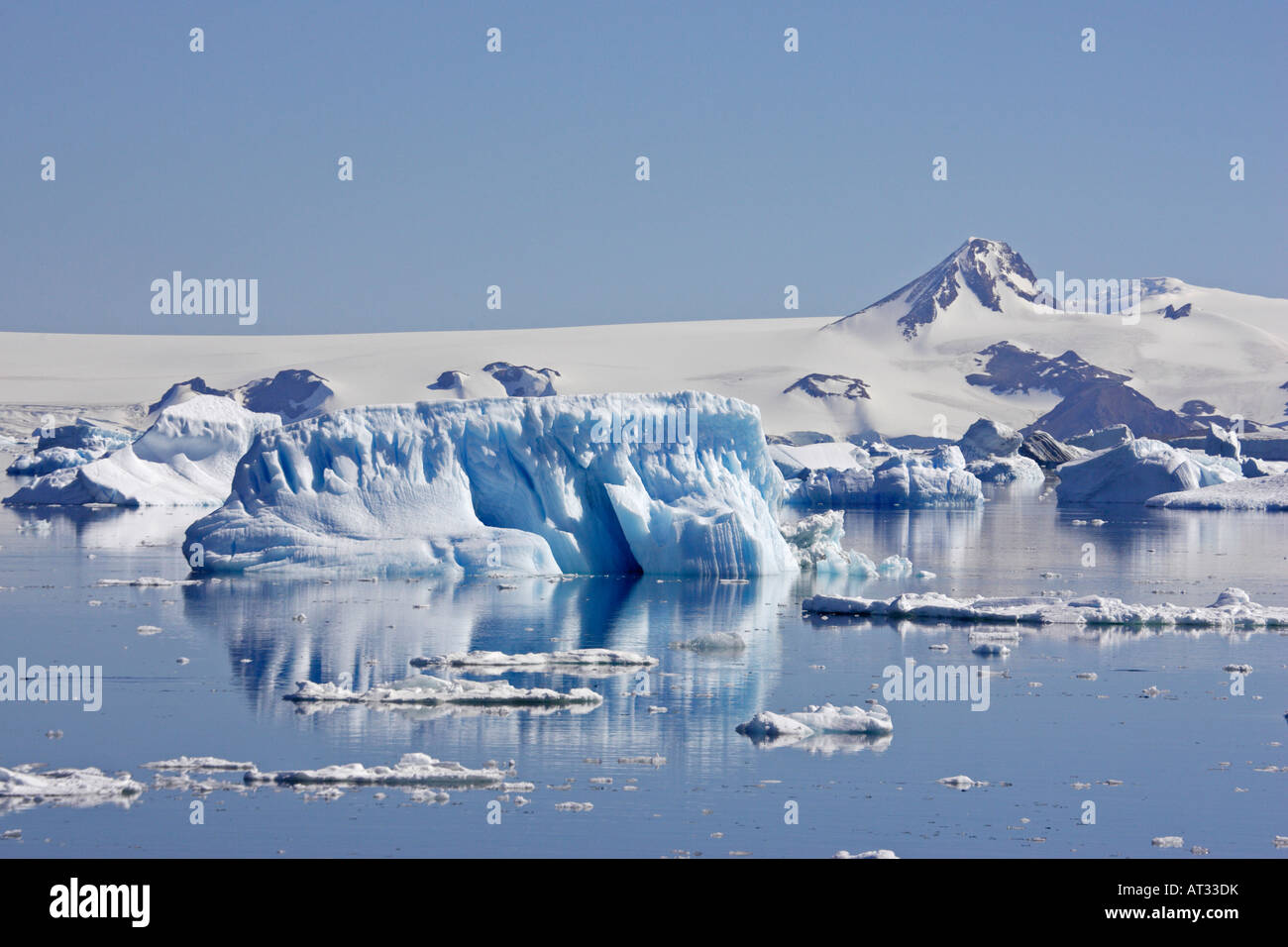 Icebergs in Antarctic Sound Antarctica Stock Photo - Alamy