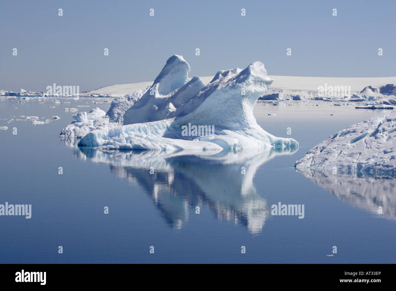 Icebergs in Antarctic Sound Antarctica Stock Photo - Alamy