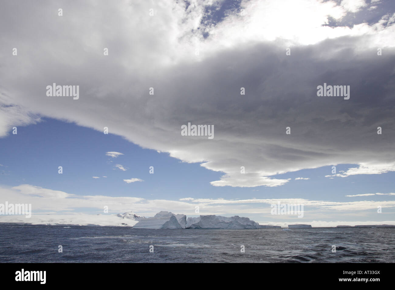 Sky Scenes in Antarctic Sound Stock Photo - Alamy