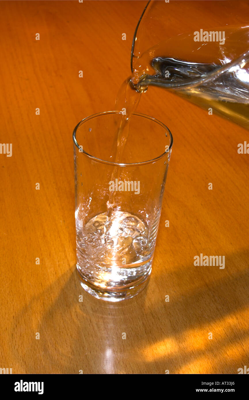 Glass pitcher filled water hi-res stock photography and images - Alamy