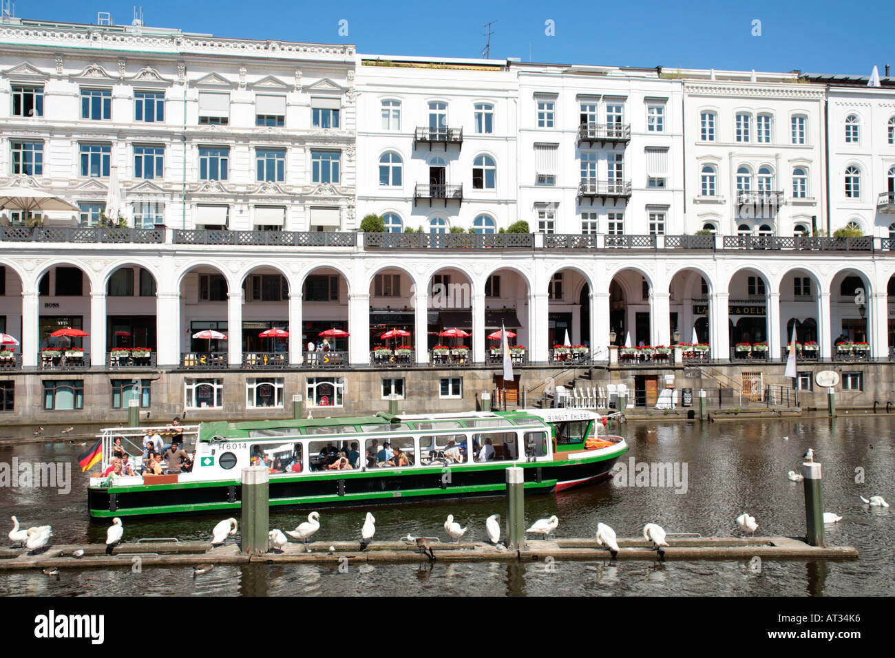 Alster Arcades At The Alsterfleet High Resolution Stock Photography and ...