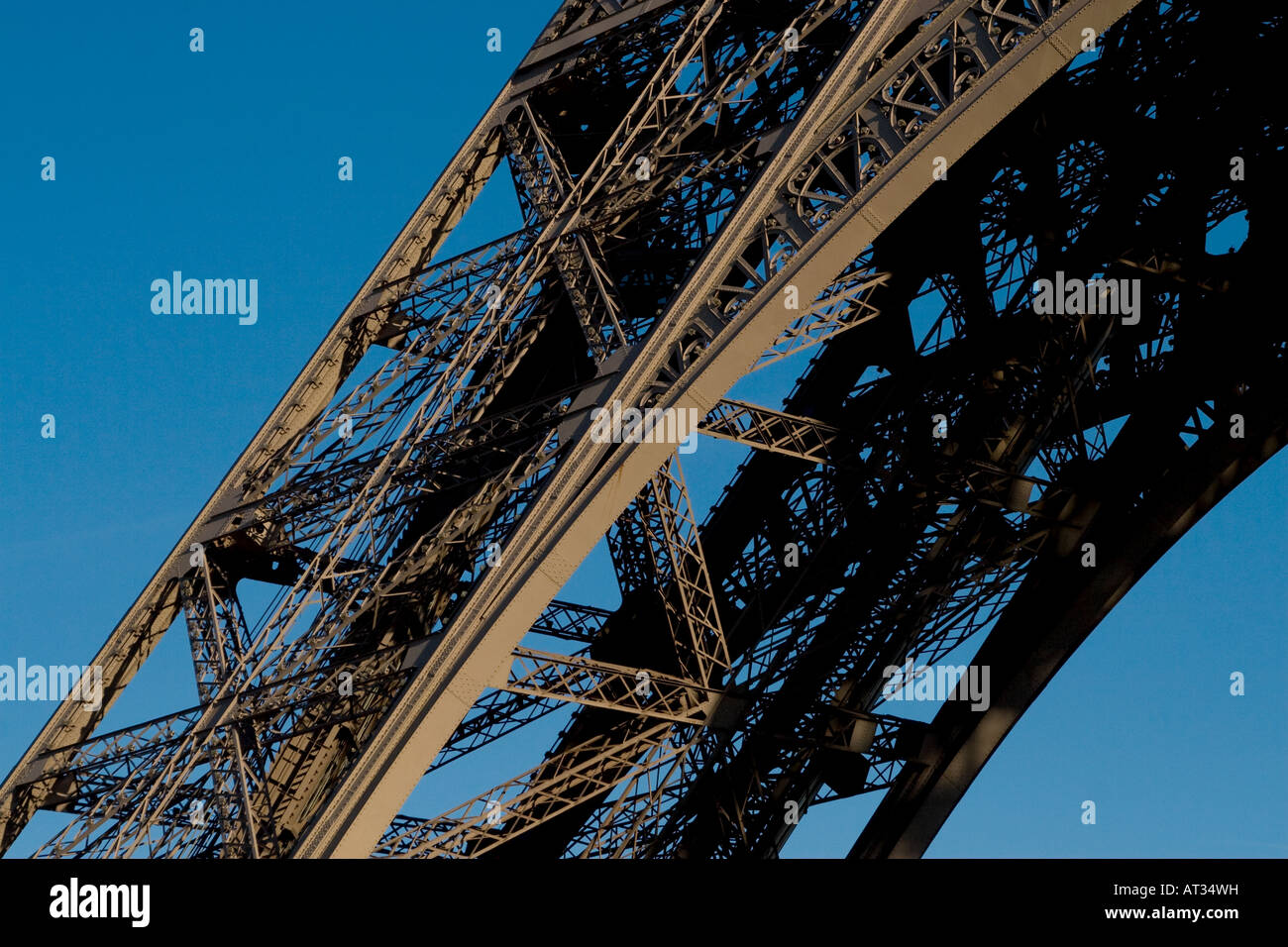 Eiffel Tower structure Stock Photo - Alamy