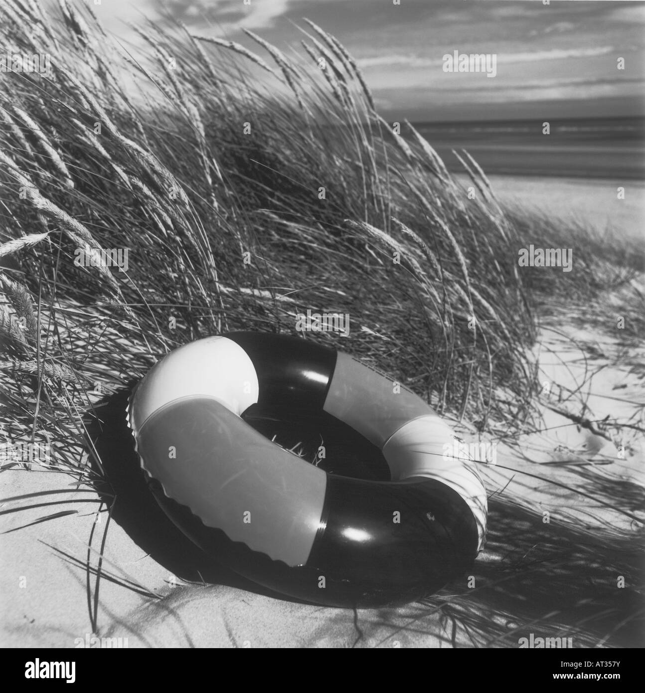 Inflatable swimming Black and White Stock Photos & Images - Alamy