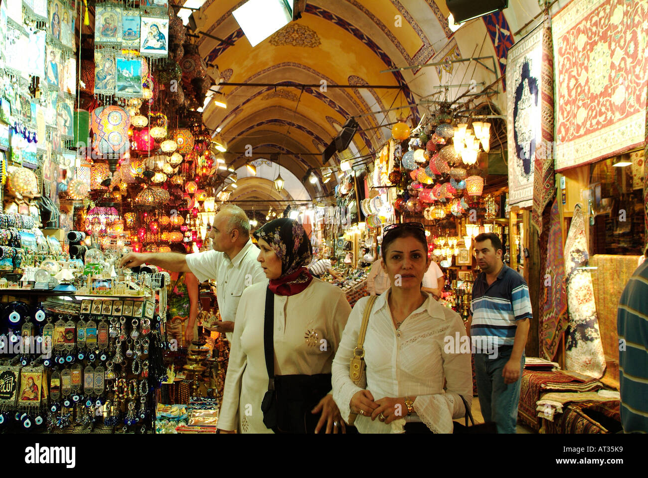 Grand Bazaar in Istanbul, Turkey Stock Photo - Alamy