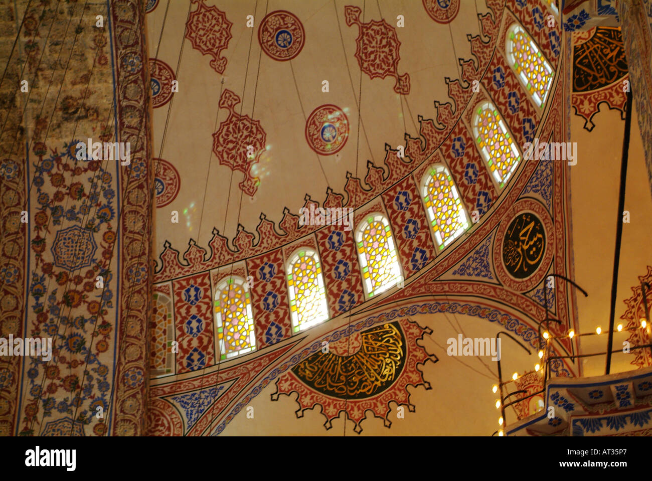 Interior of the Blue Mosque in Istanbul, Turkey Stock Photo - Alamy